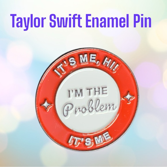 Taylor Swift | Jewelry | Taylor Swift Metal And Enamel Pin New | Poshmark